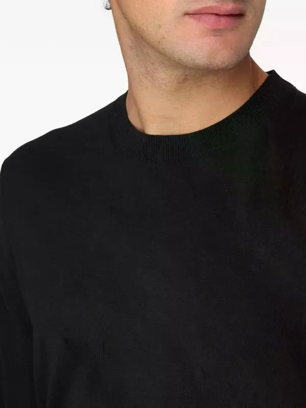 PAOLO PECORA Long-sleeve Sweater - Black