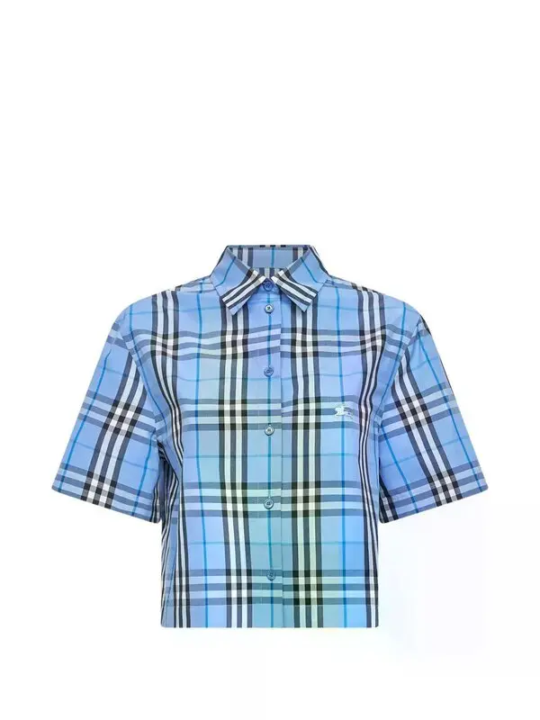 Burberry Equestrian Knight Check-print Shirt
