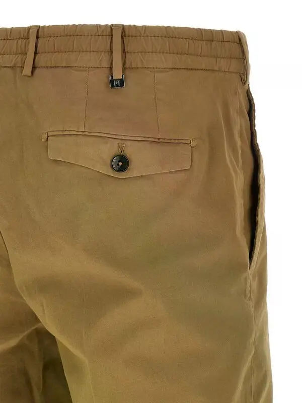 PT TORINO Belt-loop Buttoned Shorts