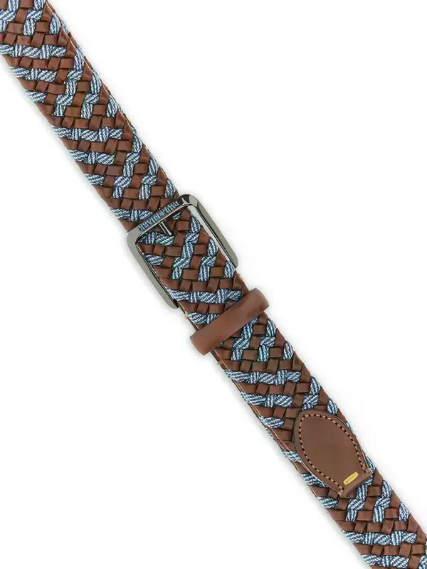 Paul & Shark Braided Belt - Brown