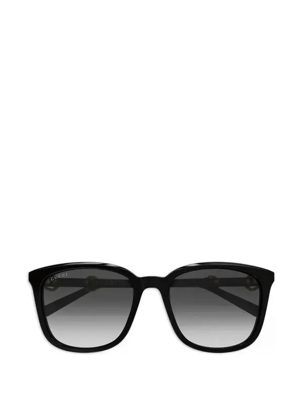 Gucci Horsebit-detail Sunglasses - Black