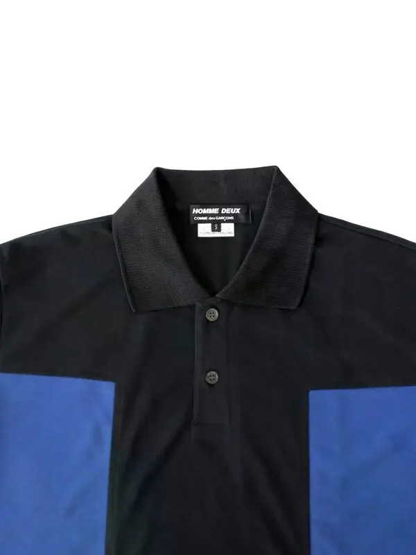 Comme Des Garçons Colour Block Polo Shirt