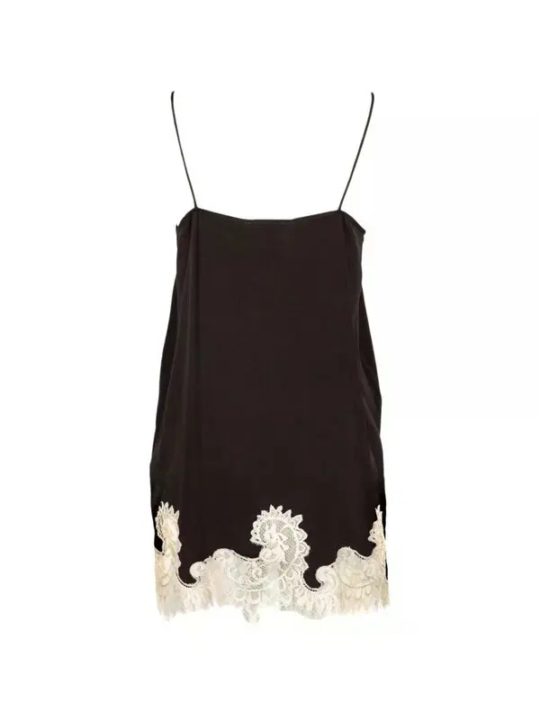 SEMICOUTURE Lace-appliqué Top