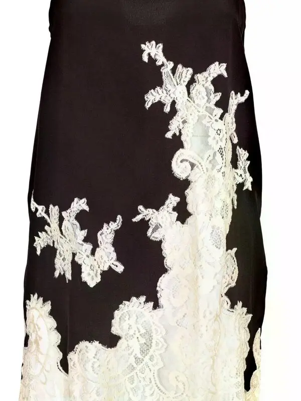 SEMICOUTURE Lace-appliqué Top