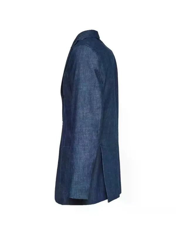 Boglioli Buttoned Blazer - Blue