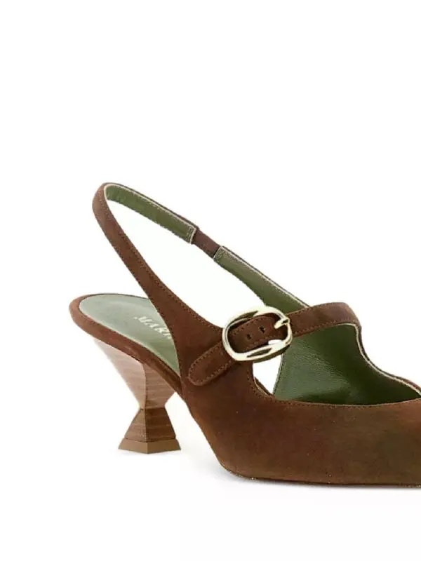 MARIA LUCA Buckle-slingback Pumps