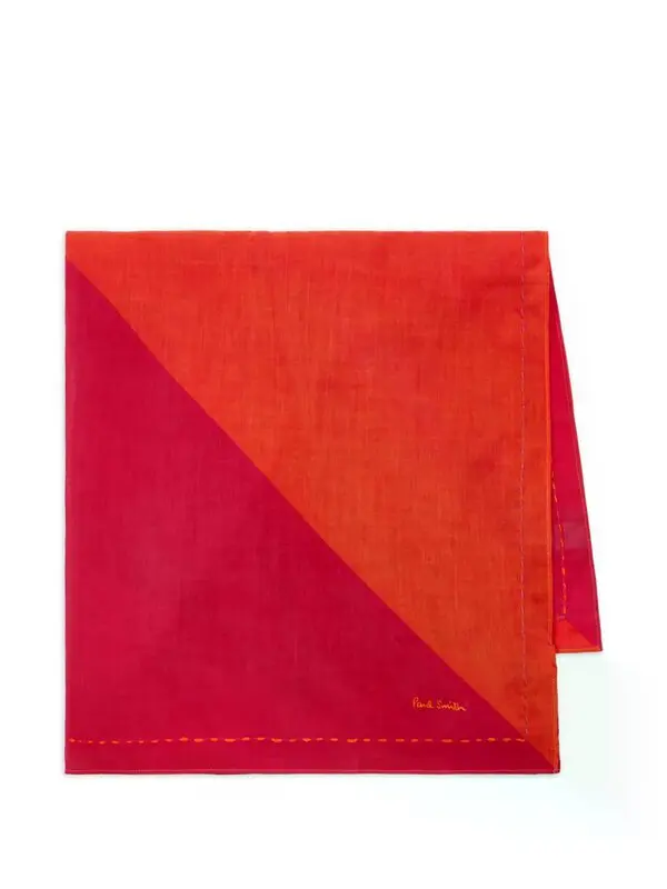 Paul Smith Colour-block Scarf - Red
