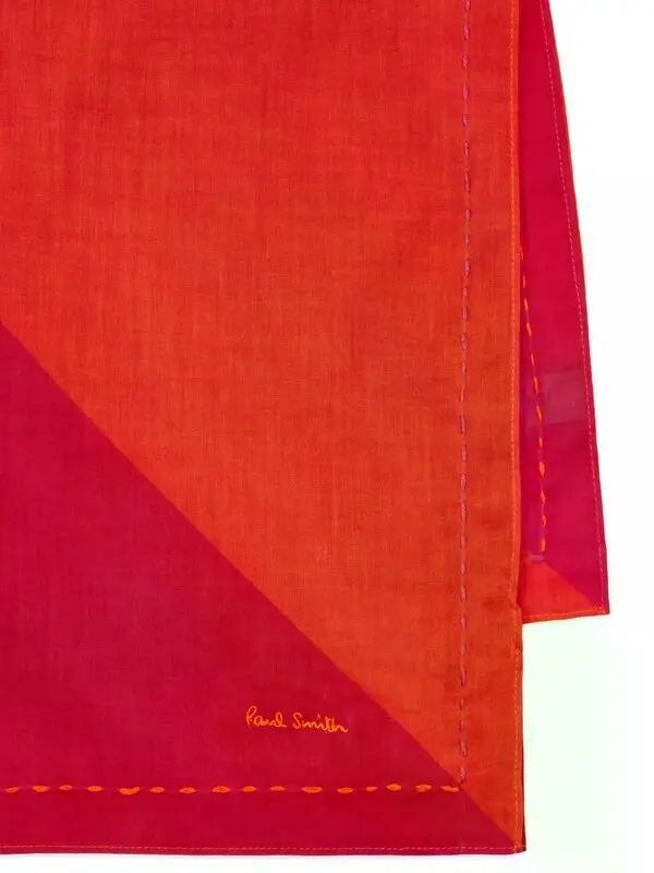 Paul Smith Colour-block Scarf - Red