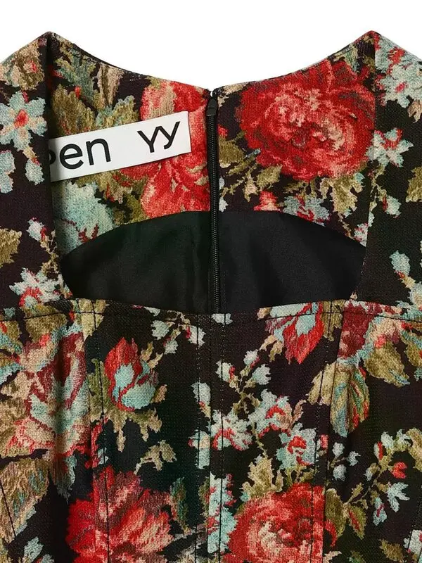 OPEN YY Floral-print Mini Dress