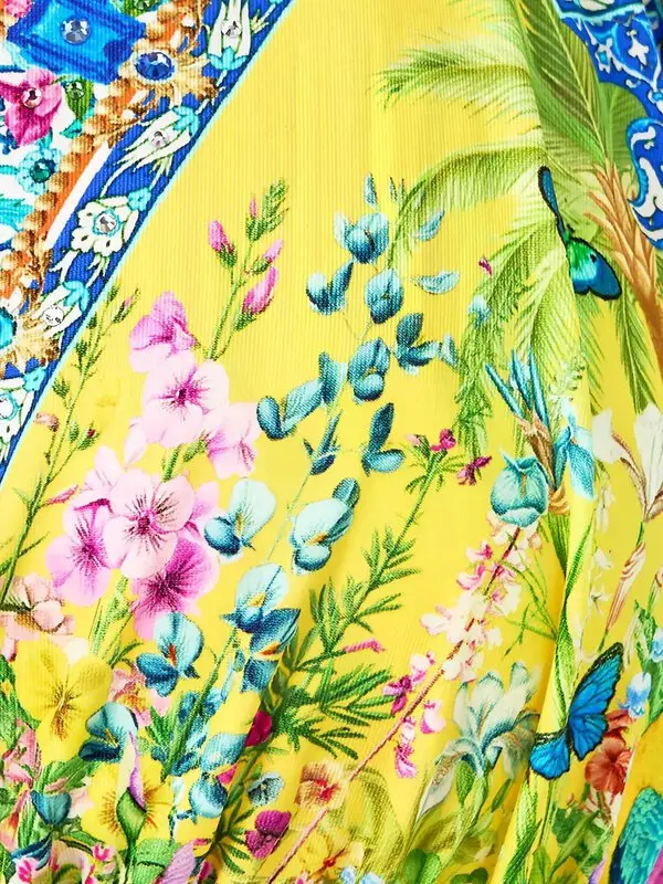 Camilla Floral-print Tie Bikini Set