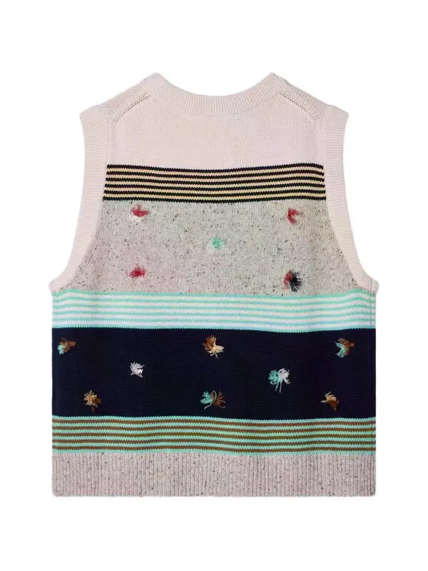 Paul Smith Embroidered Sleeveless Sweater