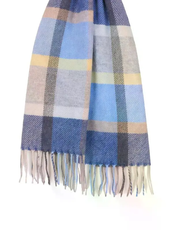 CHELSEY IMPORTS Plaid Cashmere Scarf
