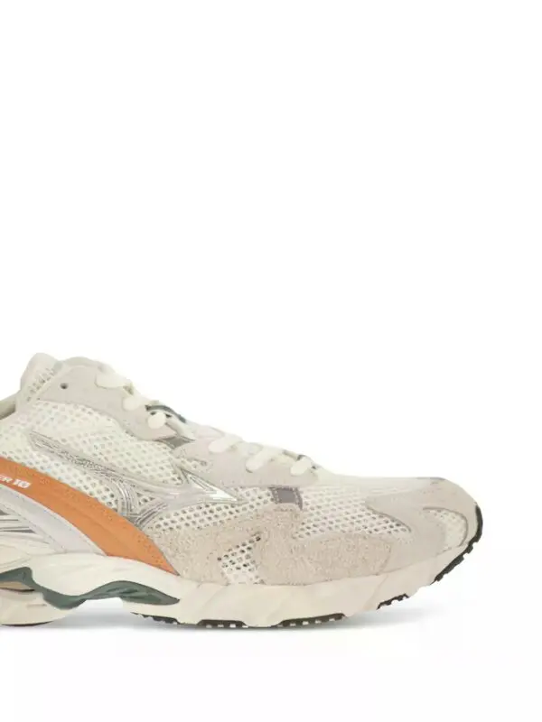 Mizuno Wave Rider Mesh-panels Sneakers - Neutrals