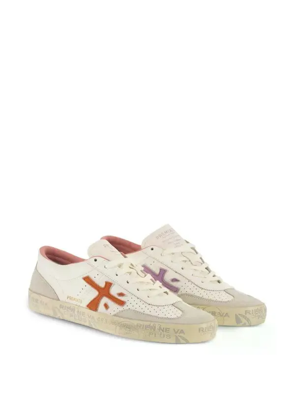 Premiata Leather Sneakers - Neutrals