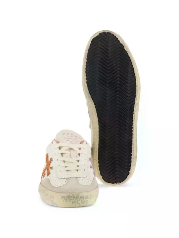 Premiata Leather Sneakers - Neutrals
