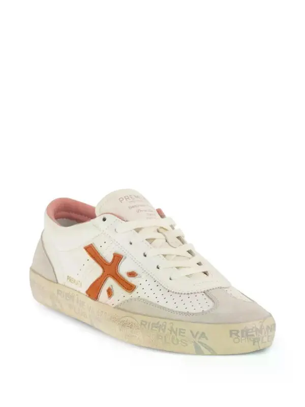Premiata Leather Sneakers - Neutrals