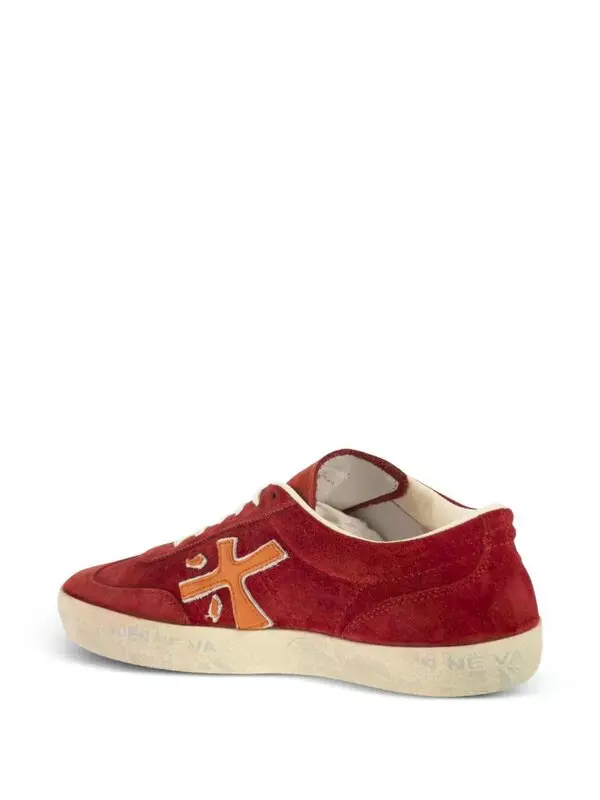 Premiata Logo-detail Sneakers - Red