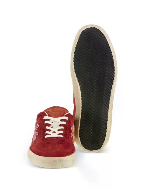 Premiata Logo-detail Sneakers - Red