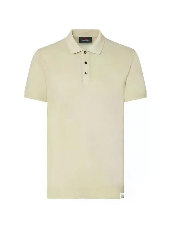 Peuterey Patch-detail Polo Shirt - Neutrals
