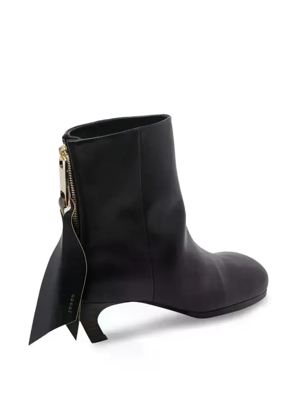 Sacai Round-toe Zip-fastening Boots