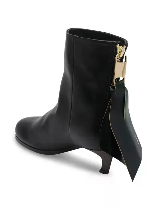 Sacai Round-toe Zip-fastening Boots