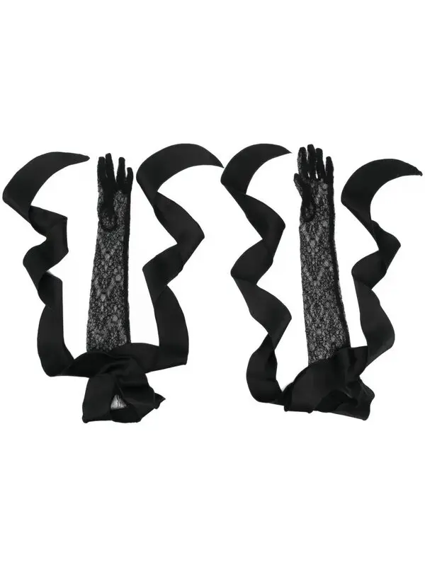 David Koma Lace Elbow-length Gloves