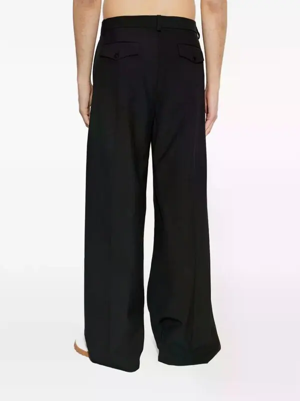 Casablanca Pleated Wide Leg Trousers