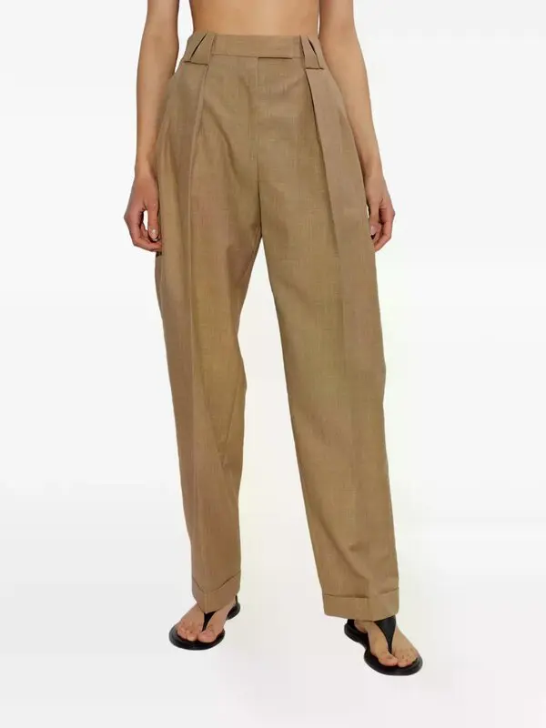 Versace Pleated Cuff Trousers
