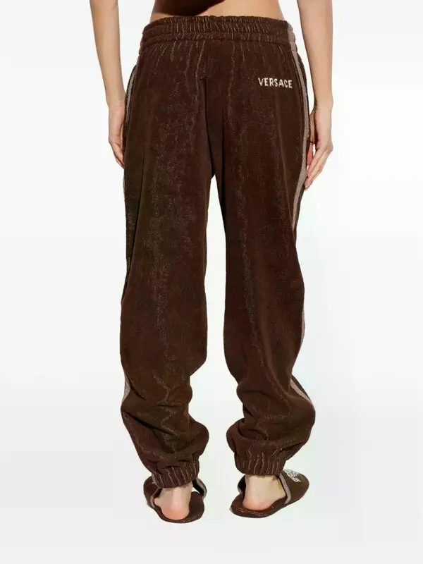 Versace Side Stripe Cotton Joggers