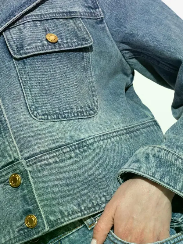 Michael Kors Buttoned Cropped Jacket