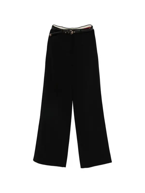 Max Mara Belted Wide Leg Trousers