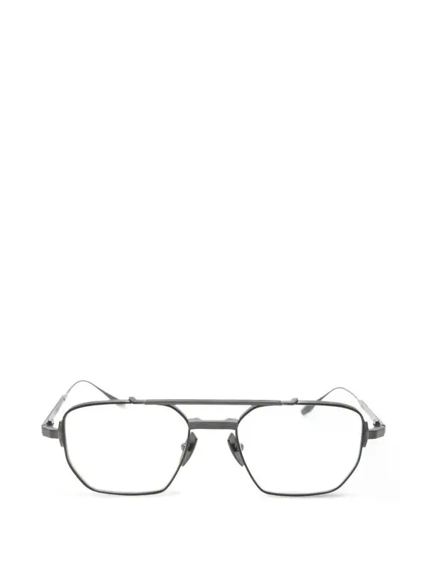 AKONI Geometric Sunglasses - Grey