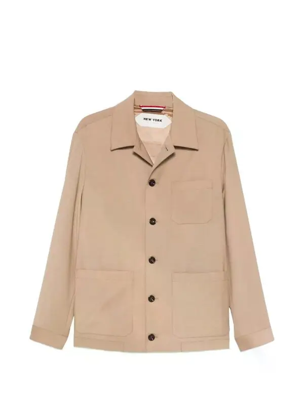 NEW YORK RESIDENT Patch-pocket Button Shirt