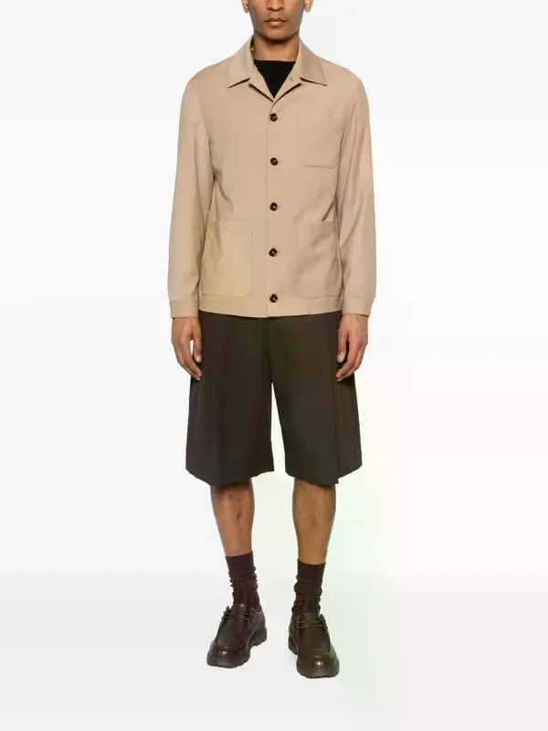 NEW YORK RESIDENT Patch-pocket Button Shirt