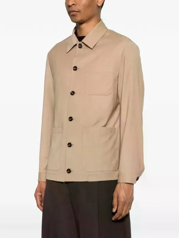 NEW YORK RESIDENT Patch-pocket Button Shirt