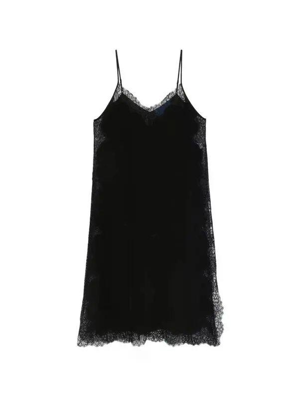 MES DEMOISELLES Lace Trim Top