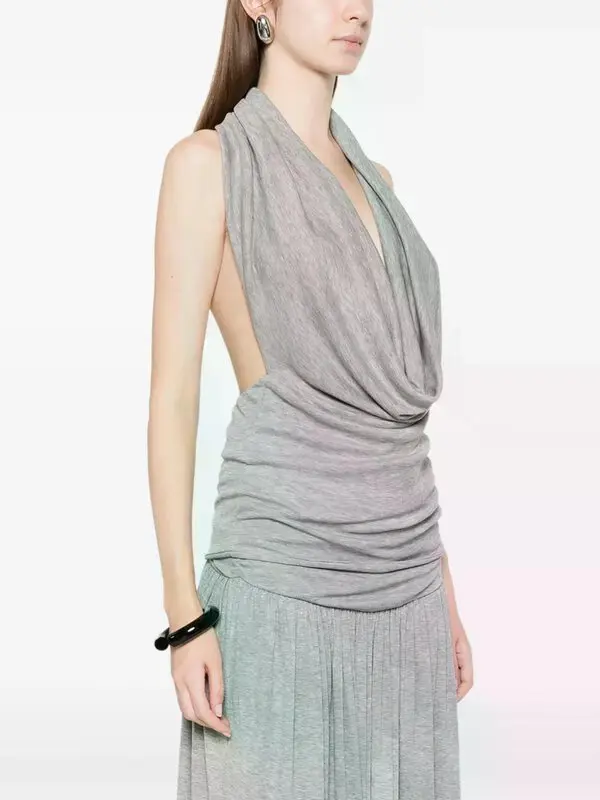 AYA MUSE Draped Halterneck Top