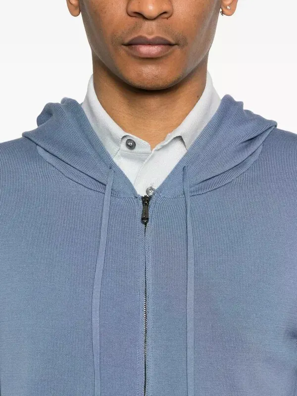 DRUMOHR Zip-up Hoodie - Blue