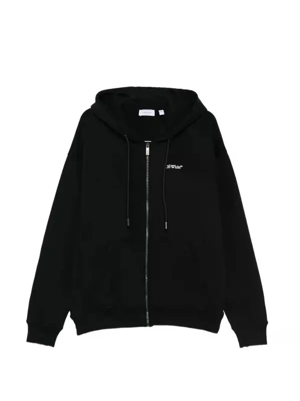 Off-White Hooded Zip Sweatshirt