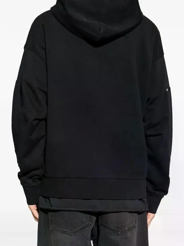 44 LABEL GROUP Hooded Zip-up Sweatshirt