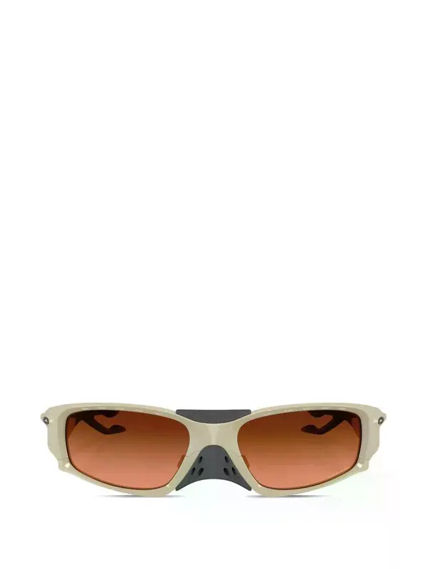 Oakley Plantaris Sq Logo-detail Sunglasses - Neutrals