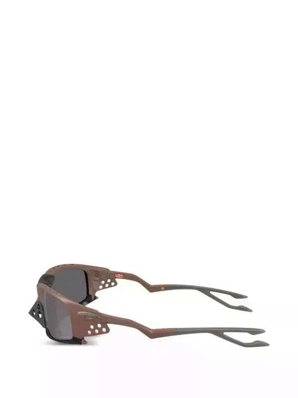 Oakley Plantaris Sq Geometric-frame Sunglasses - Brown