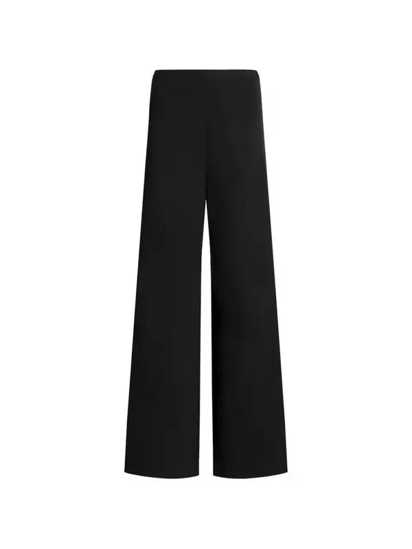 Alberta Ferretti Slit-detail Trousers - Black