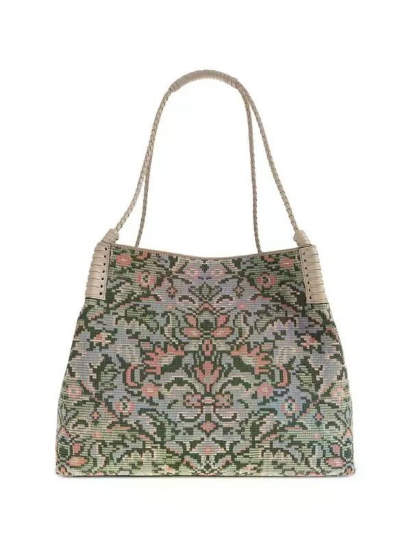 Etro Floral Pegasus Tote Bag - Blue