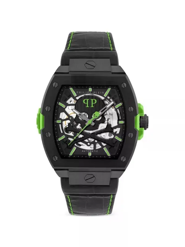 Philipp Plein Skeleton 2.0 Automatic Watch - Black
