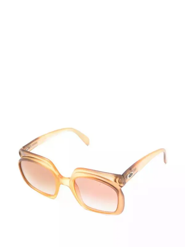 Dior 1970s Rectangle-frame Sunglasses