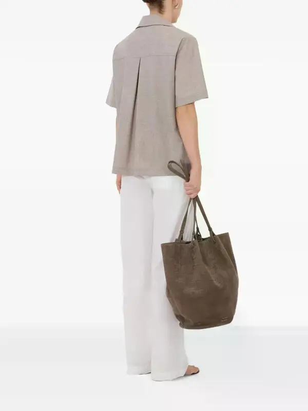 Loulou De Saison Button Short-sleeve Shirt - Neutrals