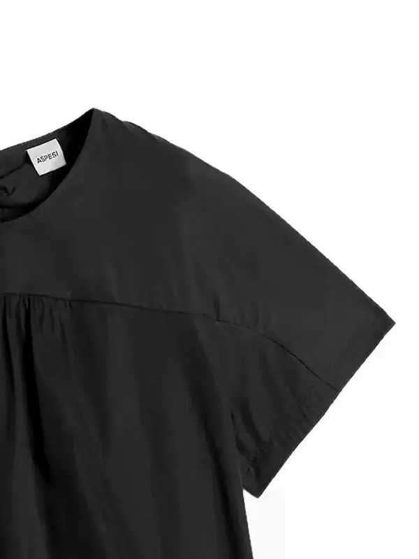Aspesi Short Sleeve Blouse - Black