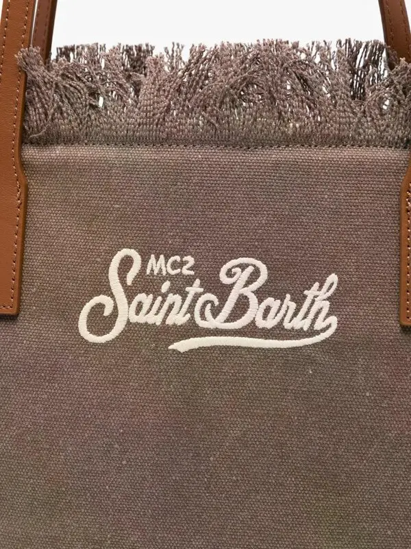 MC2 SAINT BARTH City Fringed Tote Bag - Brown