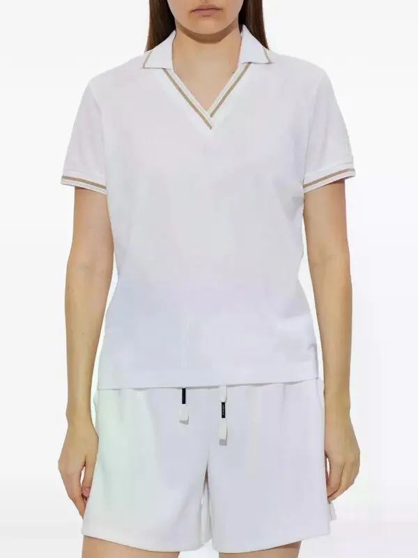 Bogner Jula Striped V-neck T-shirt